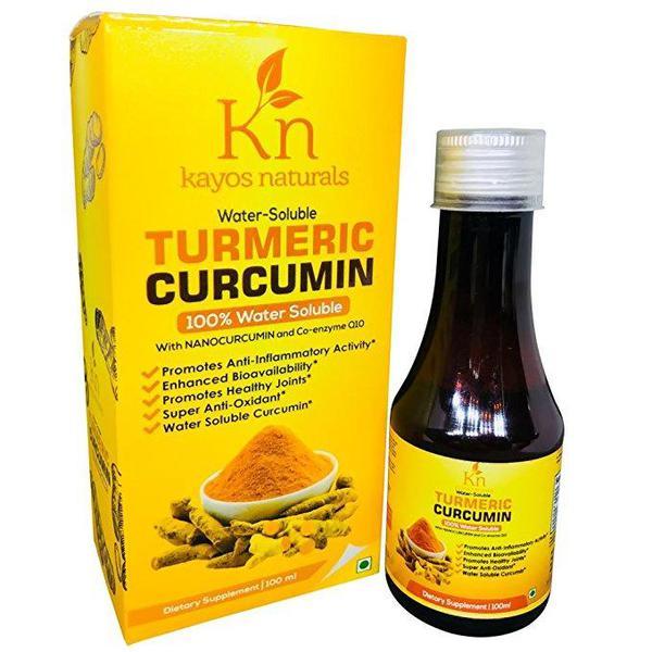 Kayos Naturals Water Soluble Turmeric Curcumin Liquid 100 ml
