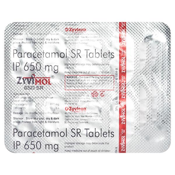 ZYVIMOL 650 SR Tablet 10's