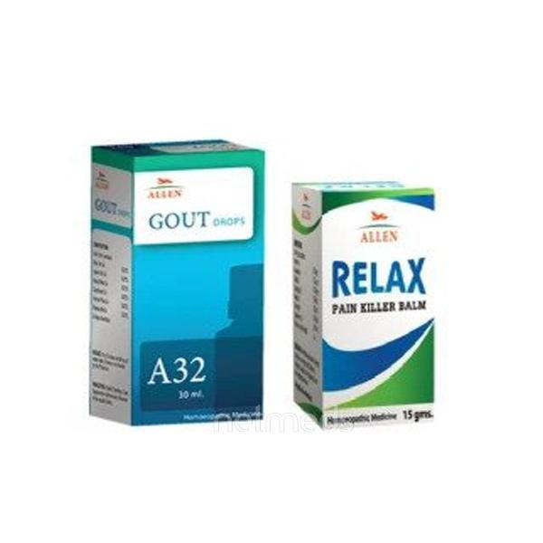 Allen Anti Gout Combo Pack (A32 + Relax Pain Killer Balm) online at ...