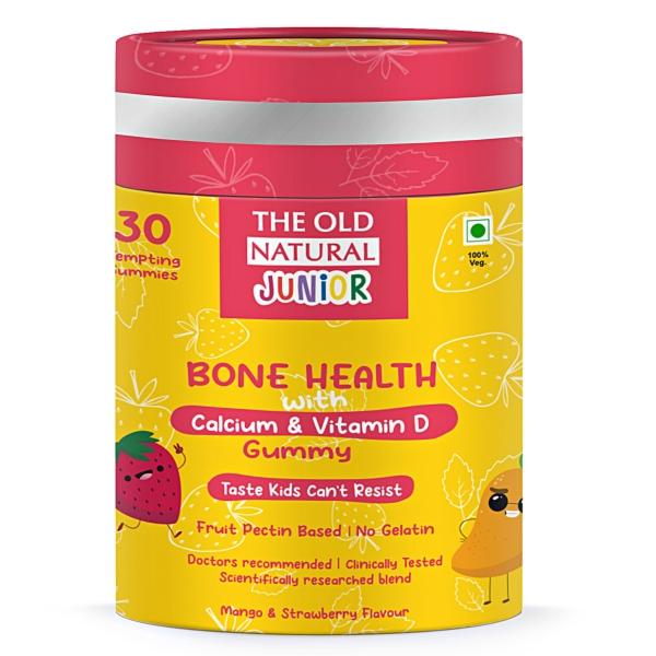 Buy The Old Natural Junior Bone Health with Calcium & Vitamin Gummies ...