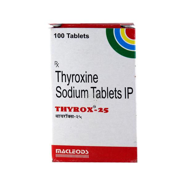 Thyrox 25Mcg Tablet 100'S Price, Uses, Side effects, Substitutes | Netmeds