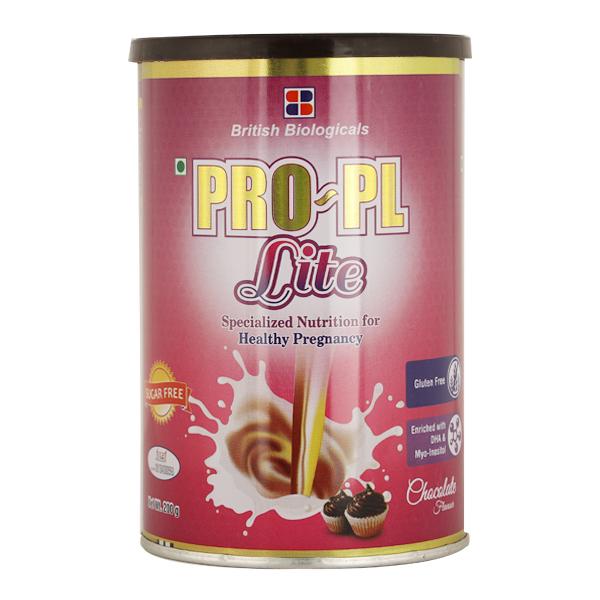 Buy Pro PL Lite Nutritional Drink for Healthy Pregnancy - Chocolate ...