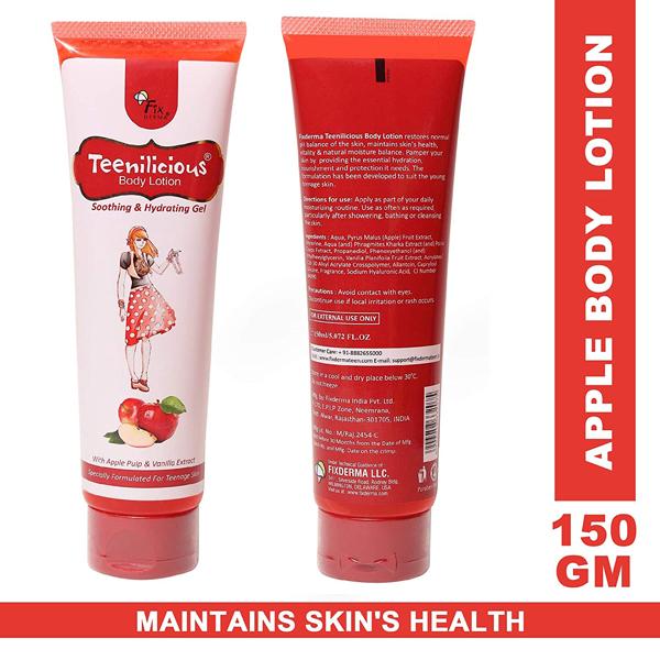 Fixderma Teenilicious Body Lotion (Girls) - Apple Pulp & Vanilla ...