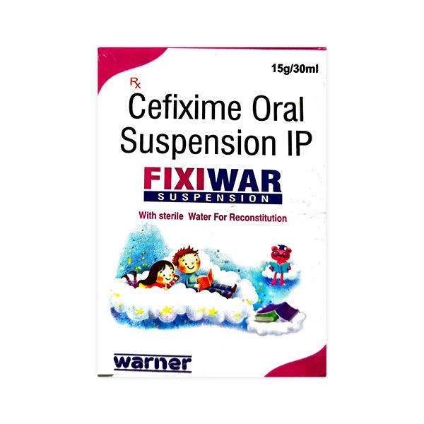 FIXIWAR Suspension 30ml Price, Uses, Side effects, Substitutes | Netmeds