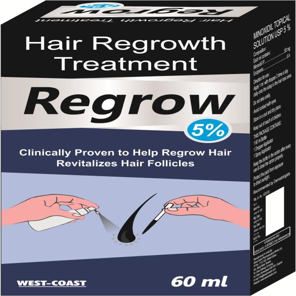 REGROW 5% Solution 60ml Price, Uses, Side effects, Substitutes | Netmeds