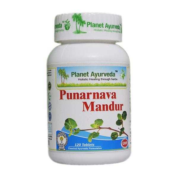 Buy Planet Ayurveda Punarnava Mandur Tablet 120's Online at Discounted ...