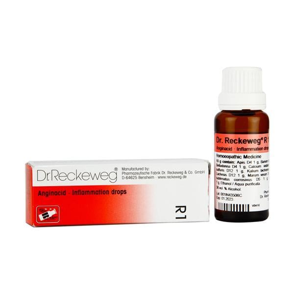 Dr. Reckeweg R1 Anginacid Drops 22 ml online at best price-Homeopathy