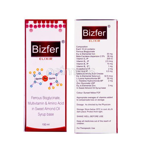 Bizfer Elixir 150ml : Uses, Side Effects, Price | Netmeds