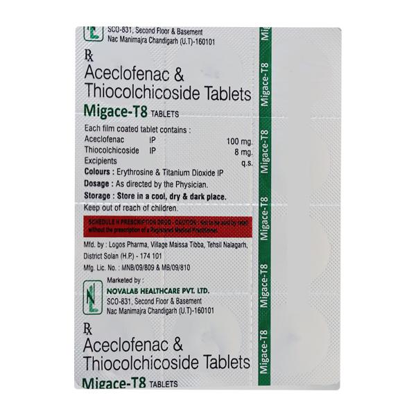 MIGACE T 8 Tablet 10's