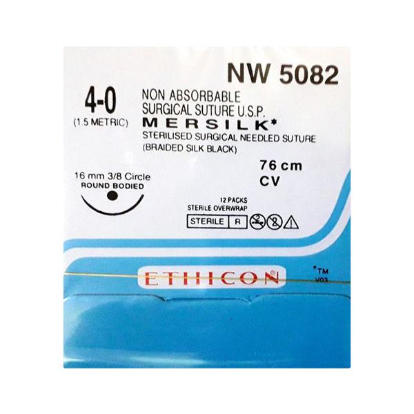 Buy Johnson & Johnson Ethicon Mersilk Non Absorbable Surgical Suture (4 ...