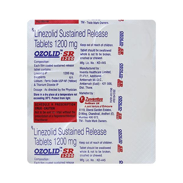 Ozolid SR 1200mg Tablet 5'S