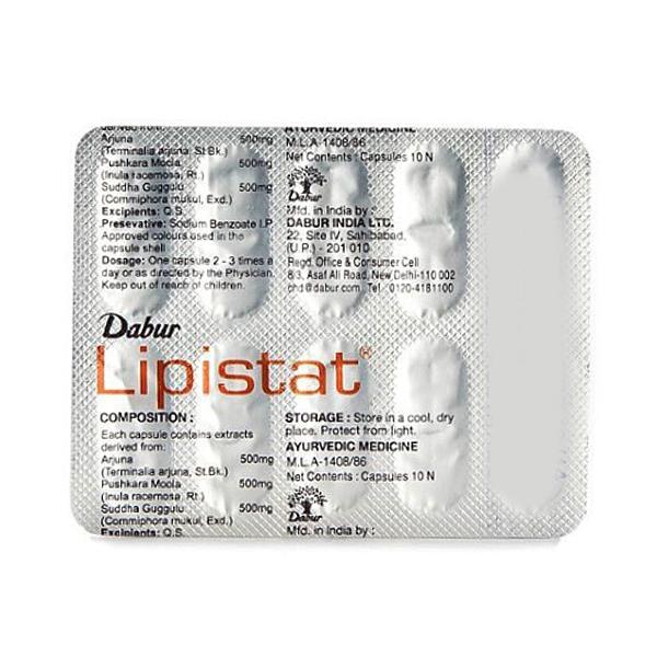 Dabur Lipistat Capsule 10's online at best price-Speciality Medicines