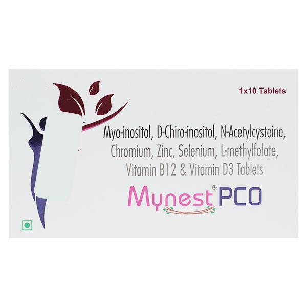 MYNEST PCO Tablet 10's : Uses, Side Effects, Price | Netmeds