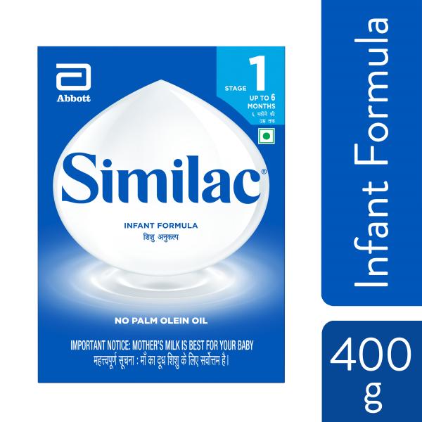 Similac Infant Formula Stage 1 Powder - Refill Pack 400 gm - Baby ...