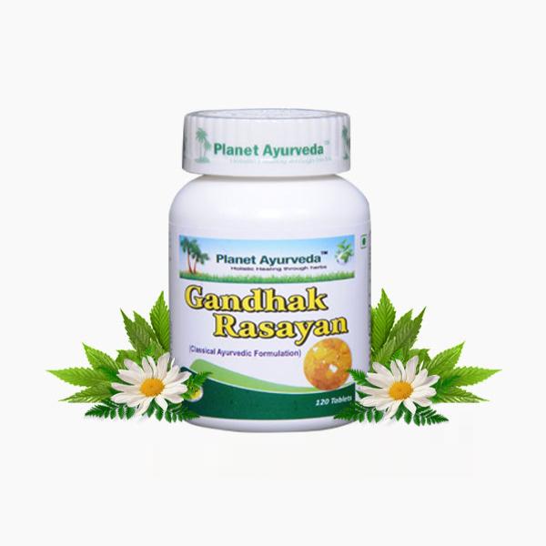 Planet Ayurveda Gandhak Rasayan Tablets 120's Online at Best Price ...