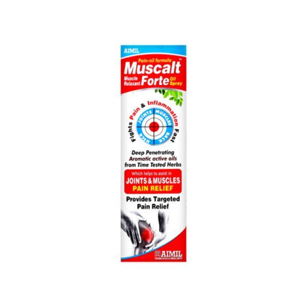Buy Aimil Muscalt Forte Oil Spray 30 ml: Natural Relief for Muscular ...