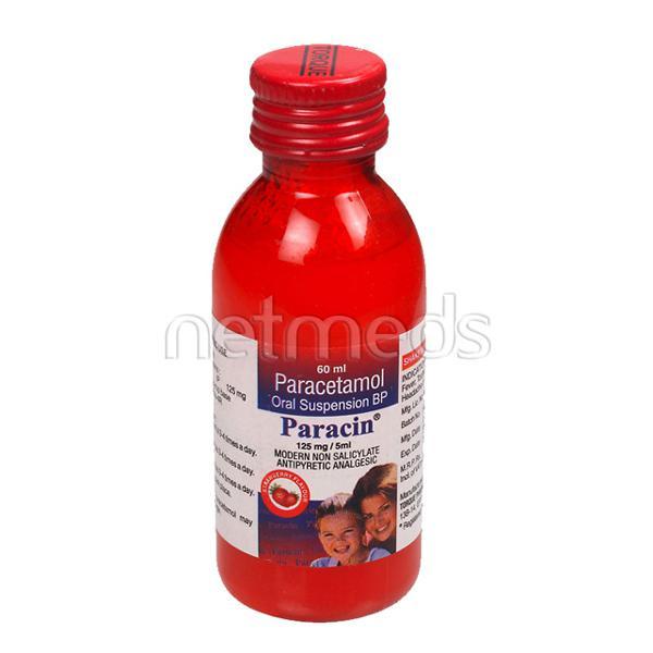 Paracin 125mg Suspension 60ml