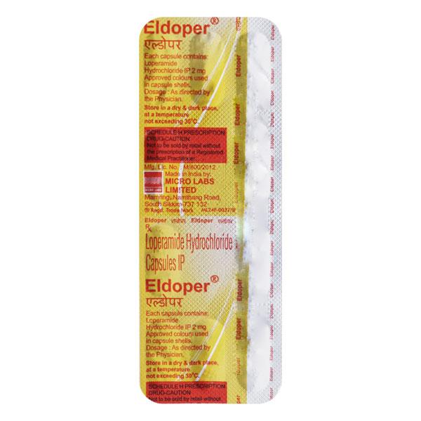 Eldoper Capsule 10'S : Price, Uses, Side Effects | Netmeds