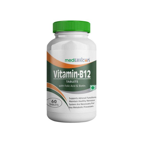 Buy Medilexic Vitamin B 12 Tablet 60 gm Online at Discounted Price ...