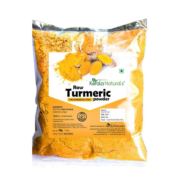 Buy Kerala Naturals Raw Turmeric Powder 50 gm Online at Discounted ...
