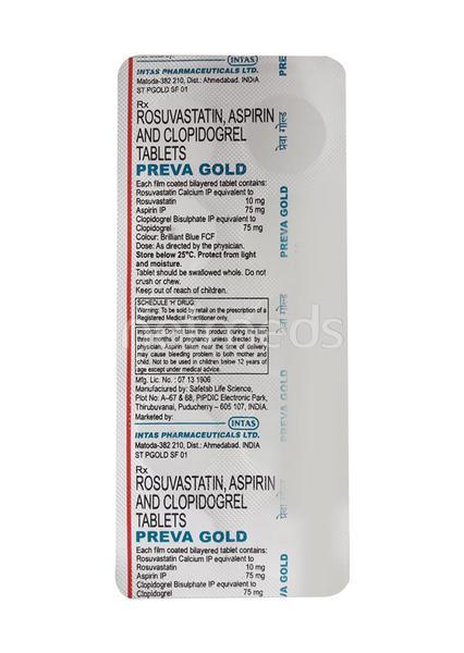 Preva Gold 10mg Tablet 10'S