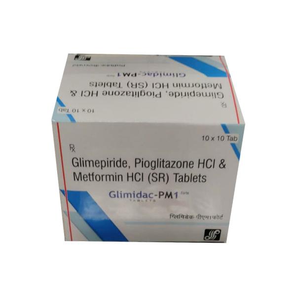 GLIMIDAC PM1 FORTE Tablet 10's