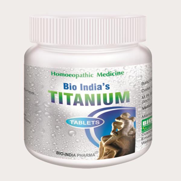 Buy Bio-India's Titanium Tablet 25 gm Online at Best Price - Speciality ...