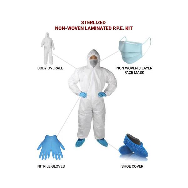 Buy PPE Kit (Cover All, Gloves, Shoe Cover & Wrap) Online at Discounted ...