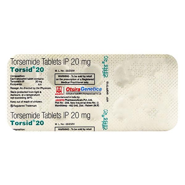 Buy Torsid 20mg Tablet 10'S Online at Upto 25% OFF | Netmeds
