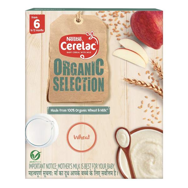 Nestle Cerelac Organic Selection (6 to 12 Months) Powder 200 gm - Wheat ...