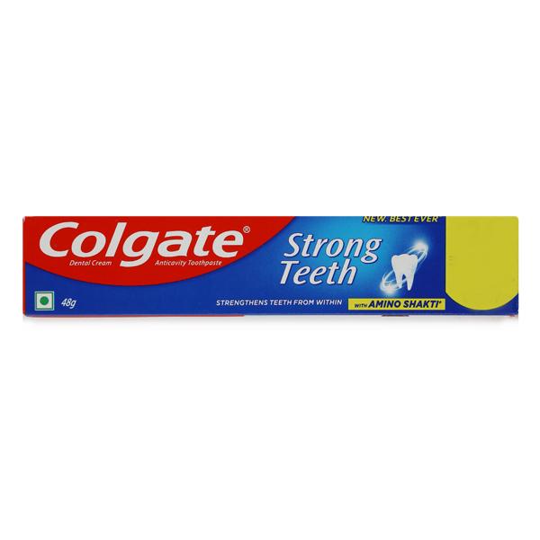 Buy Colgate Strong Teeth with Cavity Protection Toothpaste 48 gm Online ...