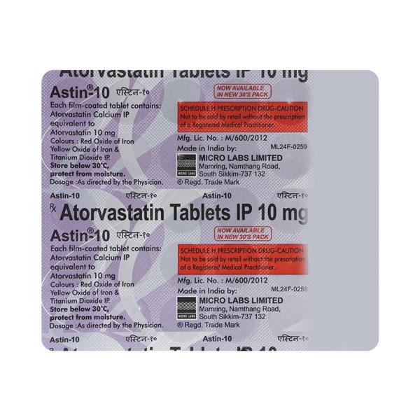 Astin 10mg Tablet 10'S