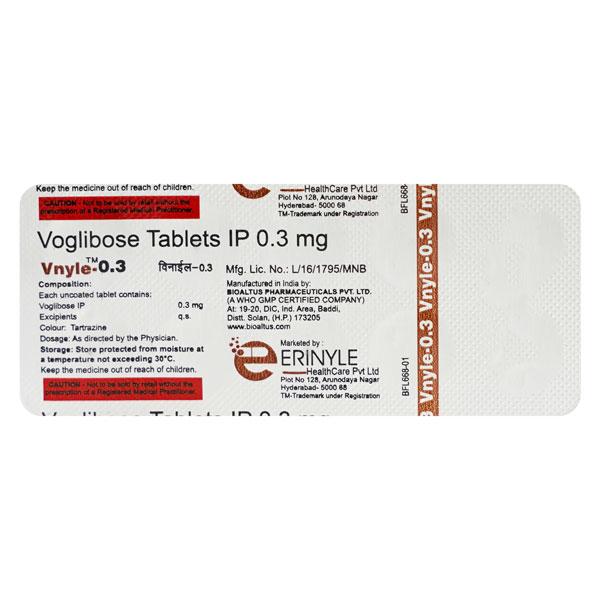 VNYLE 0.3mg Tablet 10's