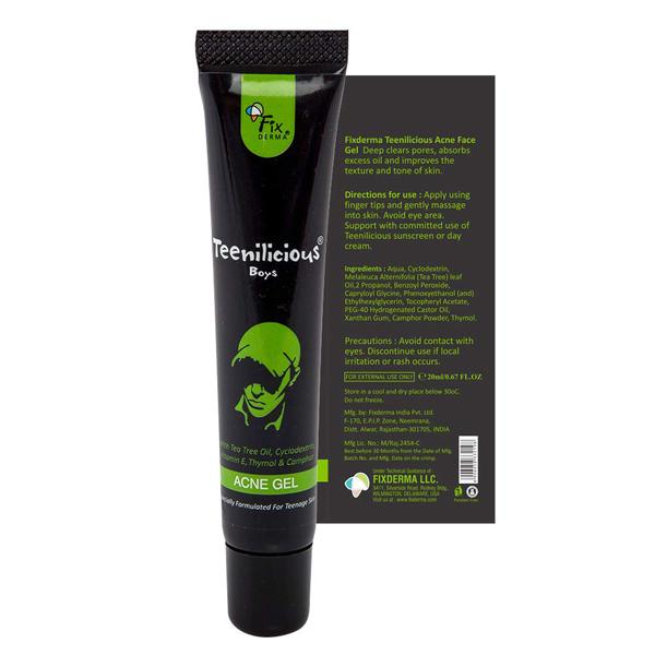Fixderma Teenilicious Acne Face Gel - Boys 20 ml Online at Discounted ...