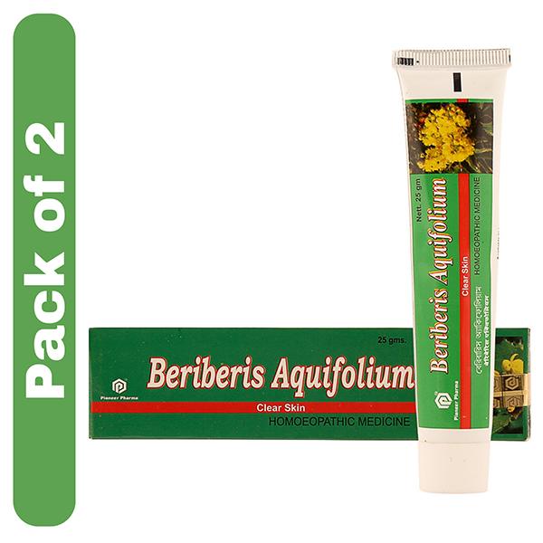 Buy Pioneer Berberis Aquifolium Cream (Pack of 2 x 25gm) 1's Online at ...