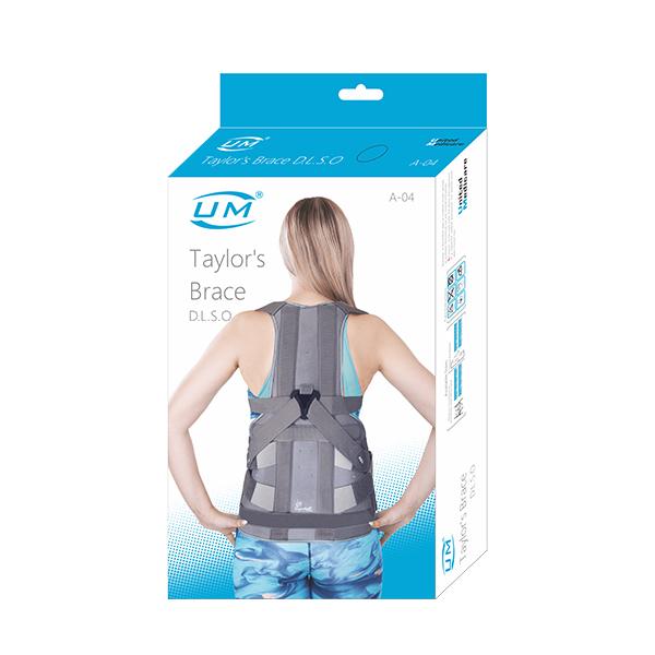 UM Taylor's Brace DLSO - Long (A04) (U) 1's: Supportive Orthosis for ...