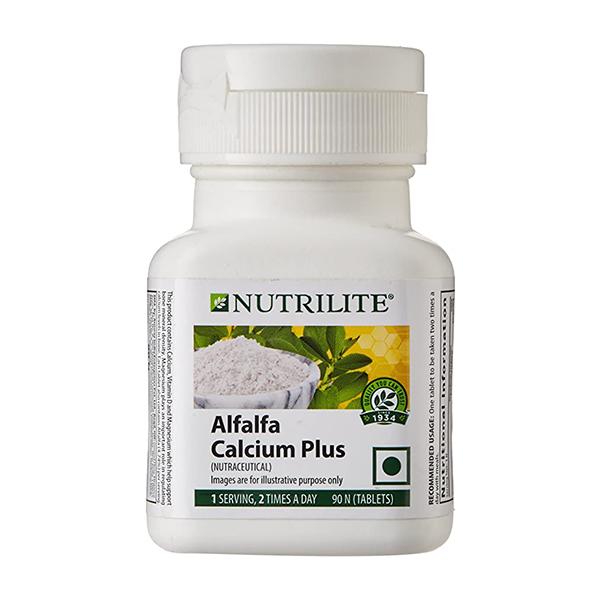 Buy NUTRILITE ALFALFA CALCIUM PLUS TABLET 90'S Online at Discounted ...