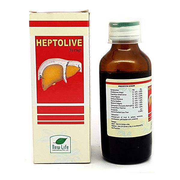 Buy New Life Heptolive Syrup 100 ml online at best price-Homeopathy