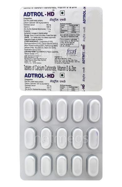 Adtrol HD Tablet 15'S