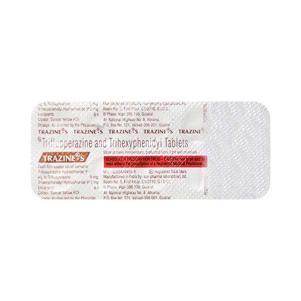 Trazine S Tablet 10'S Price, Uses, Side effects, Substitutes | Netmeds