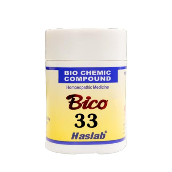 Buy Haslab Bico 33 Biochemic Compound Tablet 550 gm Online at ...