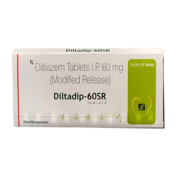DILTADIP 60SR Tablet 10's