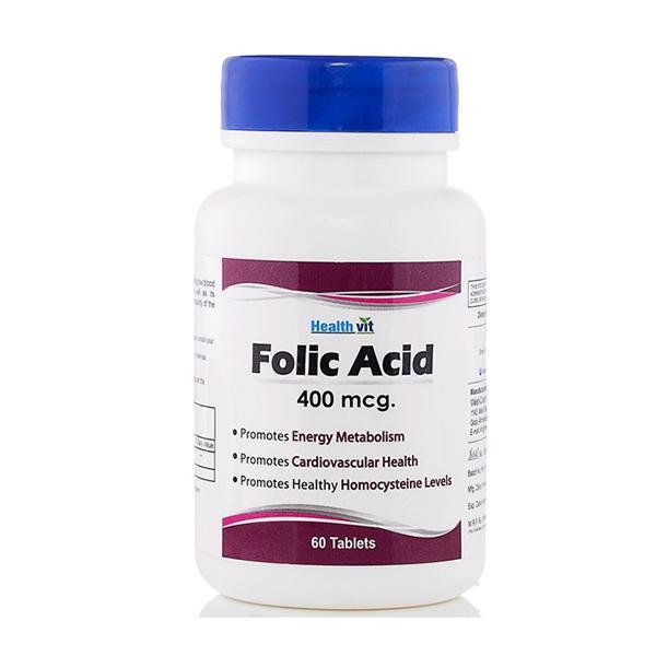 HealthVit Folic Acid 400 mcg Tablets 60's online at best price-Parenting