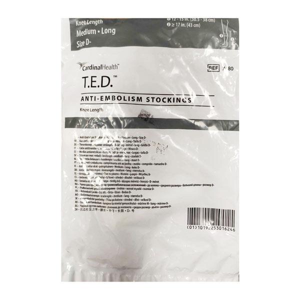 Ted Anti Embolism Knee Length Stocking (Medium - Long) (7480) 1's