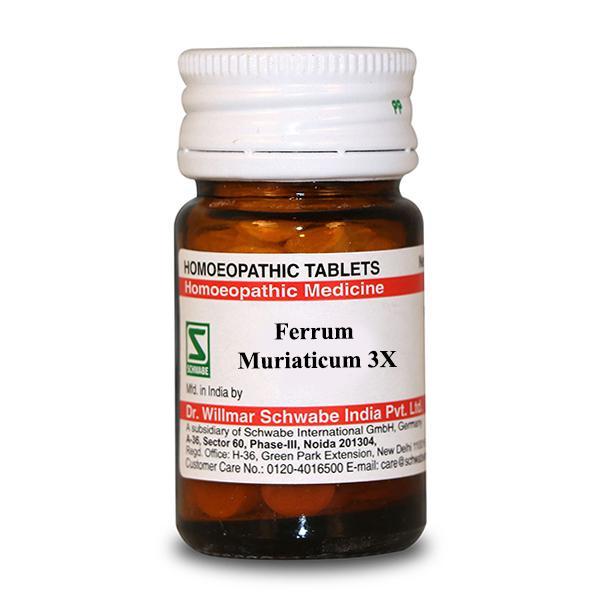 Dr.Willmar Schwabe Ferrum Muriaticum 3X Tablet 20 gm