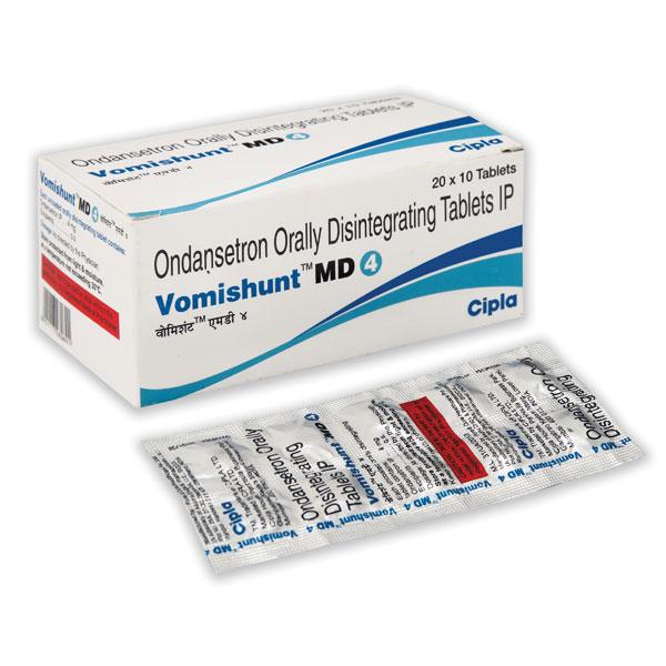 VOMISHUNT MD 4 Tablet 10's : Uses, Side Effects, Price | Netmeds