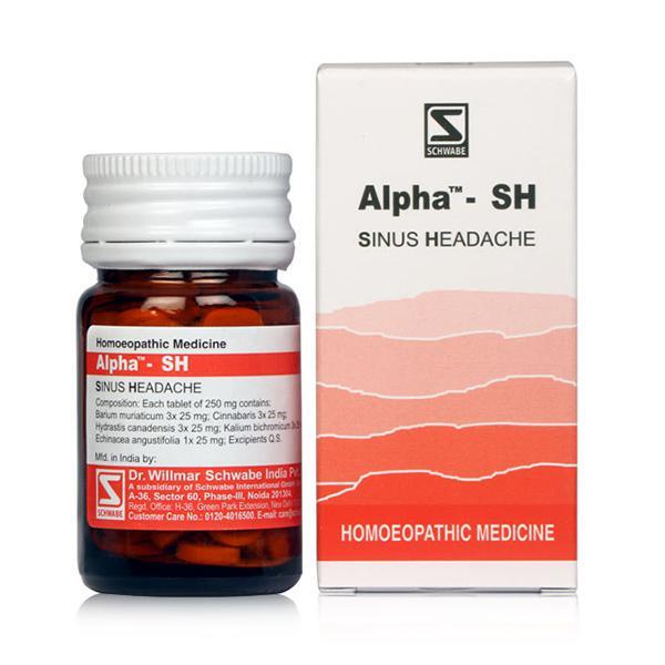 Dr. Willmar Schwabe Alpha - Sinus Headache Tablet 20 gm Online at ...