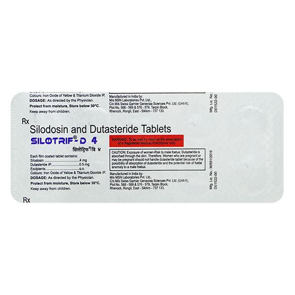 Silotrif D 4/0.5mg Tablet 10'S