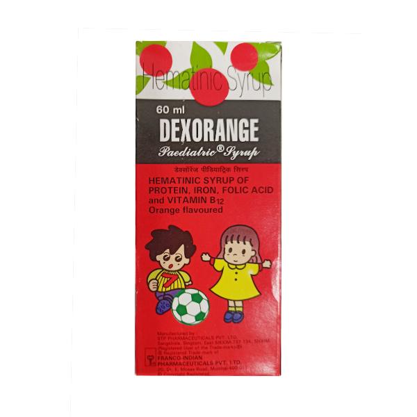 Dexorange Paediatric Syrup 60ml Price, Uses, Side effects, Substitutes ...