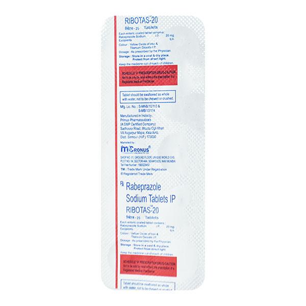 RIBOTAS 20mg Tablet 10's